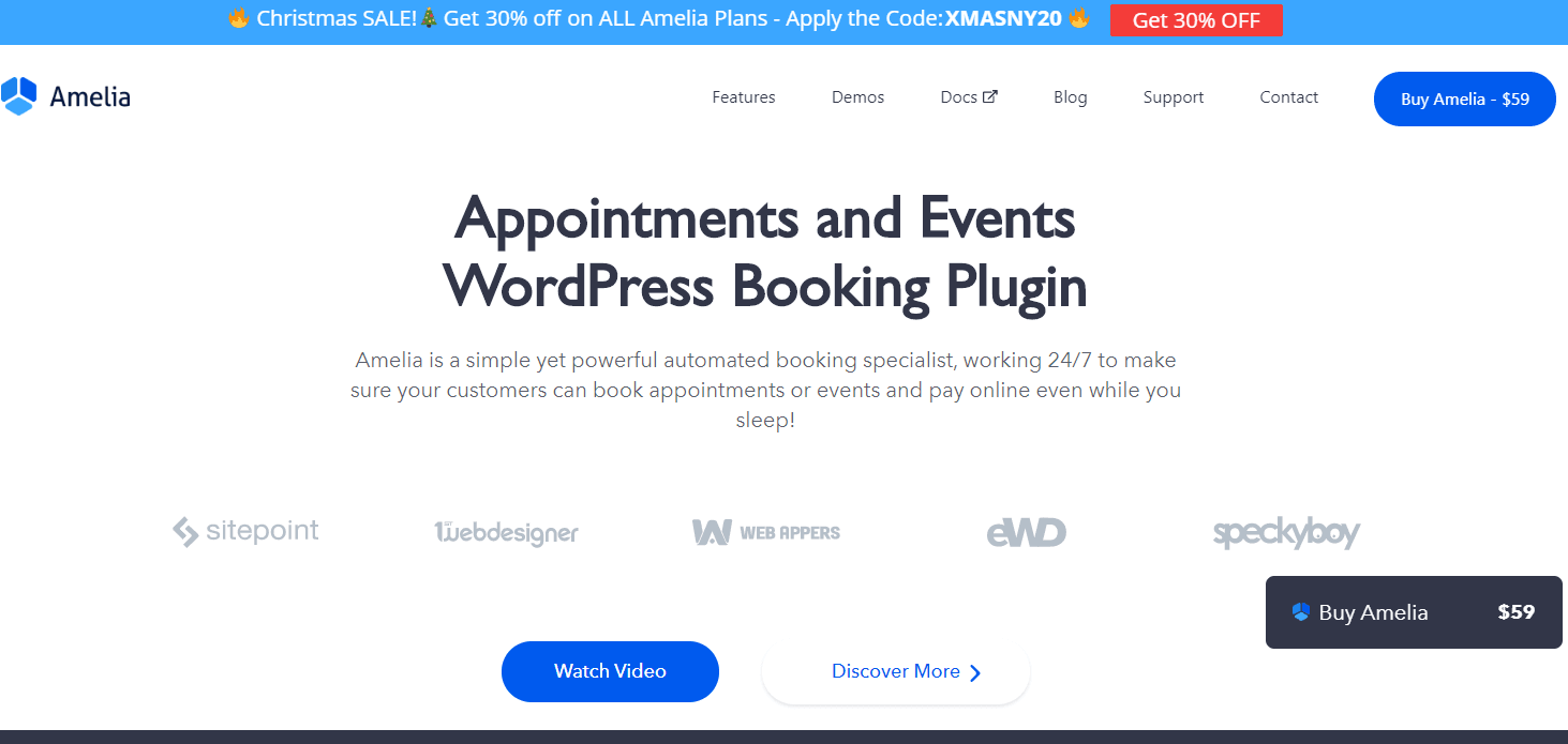 Best booking plugin for WordPress-Holdersing