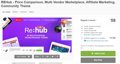 Build a multi-vendor market place with REHub theme-Holdersing