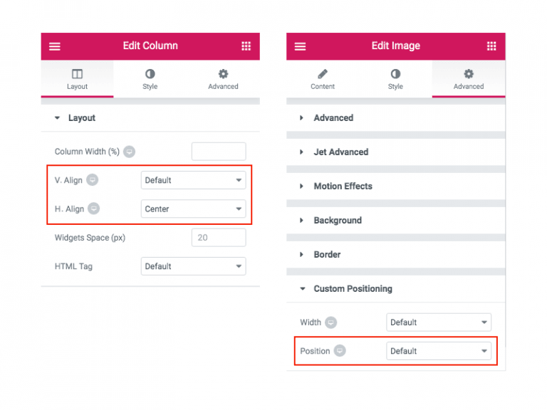 How To Align Elementor Sections And Columns Holdersing 