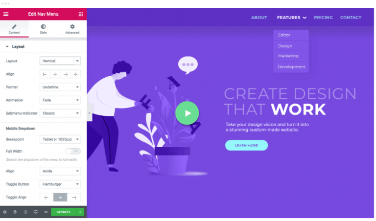 Elementor Navigation Menu - Build an Amazing Menu for Your WordPress ...