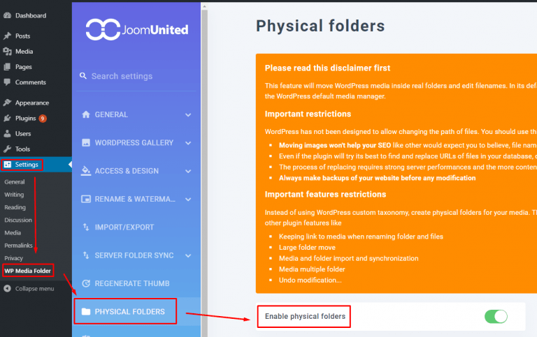 Store Your WordPress Media in Real Physical Media Folders
