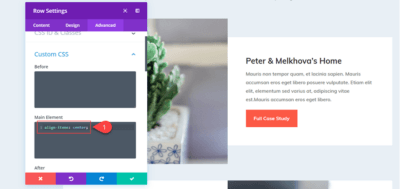 How to align rows and columns in DIVI Builder